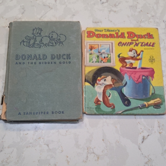 Disney | Other | Vintage Donald Duck Books | Poshmark